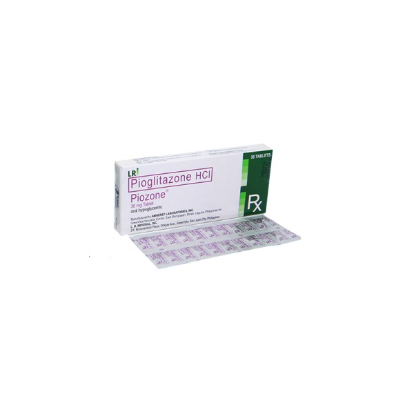 Buy Piozone pioglitazone hydrochloride 30mg tablet 1's online with ...